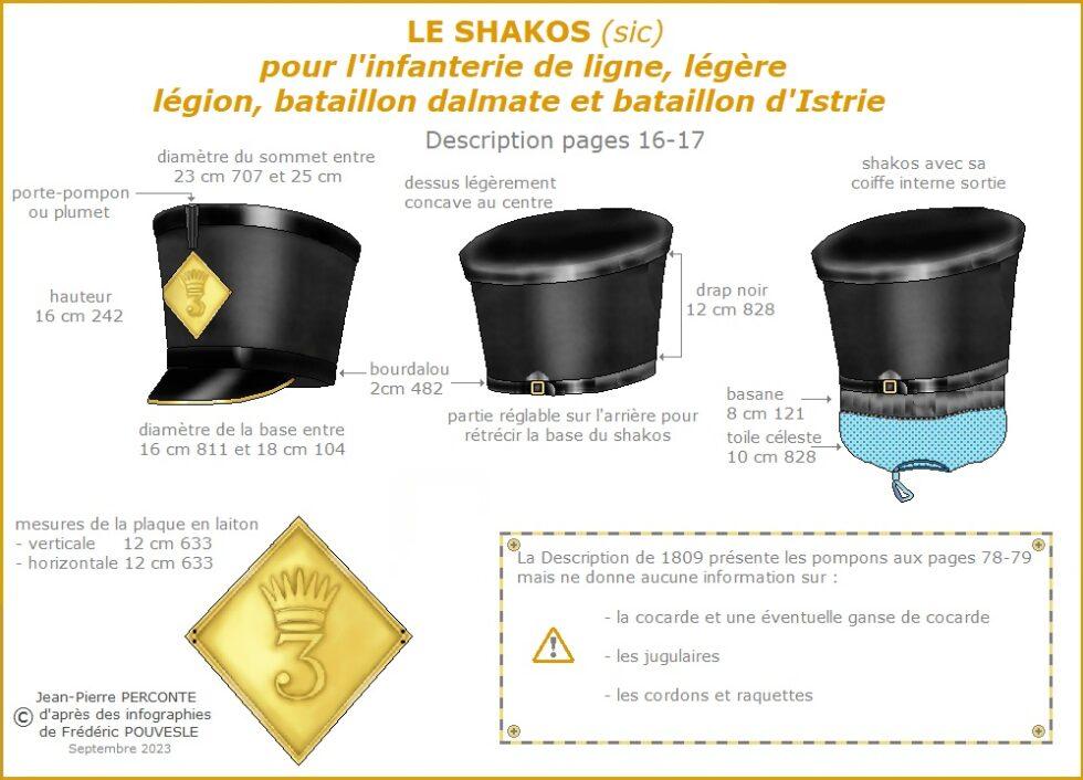 Les questions autour du shakos 1808-1809 | HISTUNIF